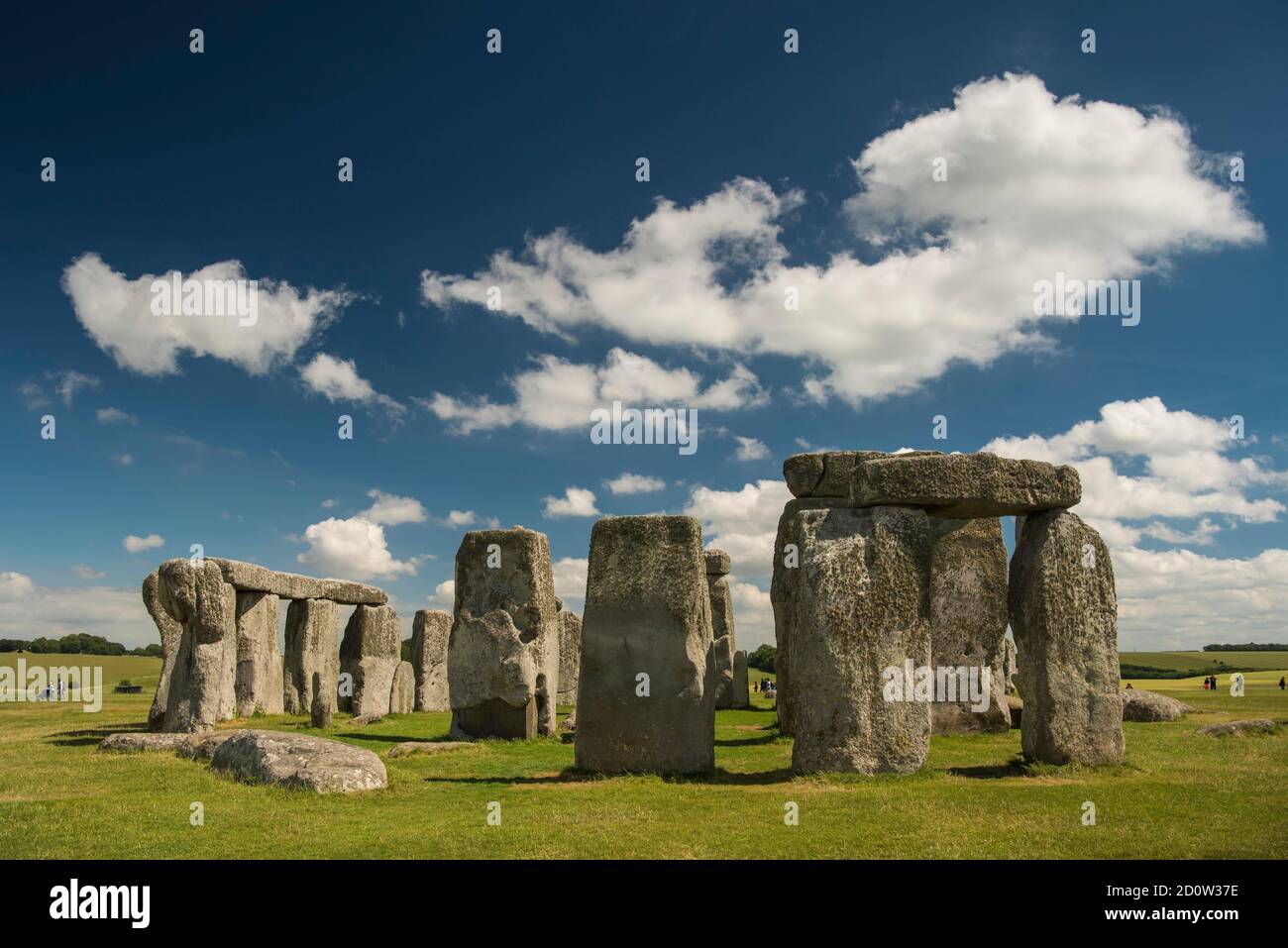 Stonehenge, stone circle from the Neolithic Age, Wiltshire, England ...