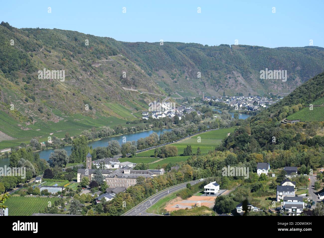 view across Cochem-Sehl Stock Photo - Alamy