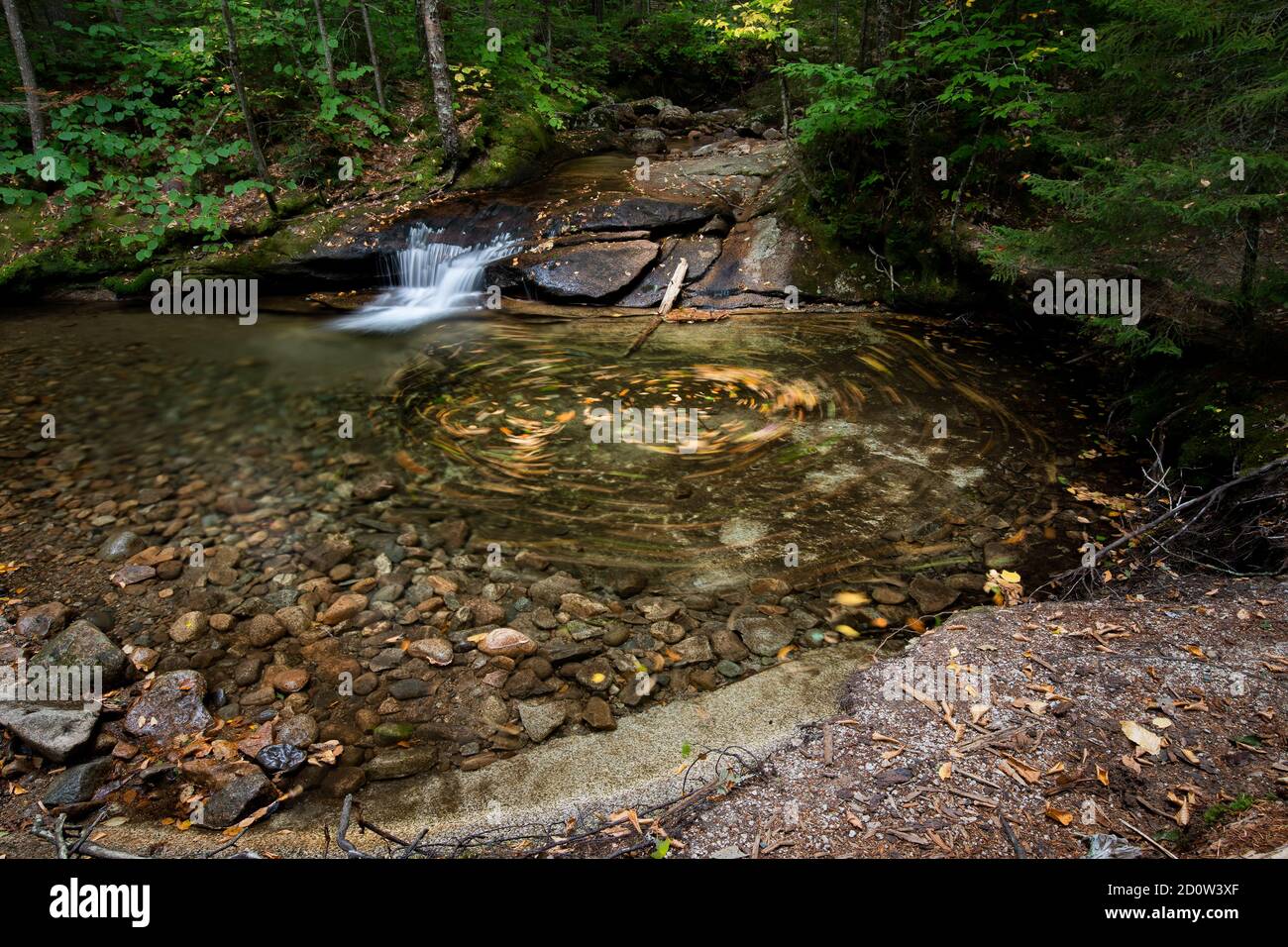 The Basin in Franconia Notch, New Hampshire, USA Stock Photo - Alamy