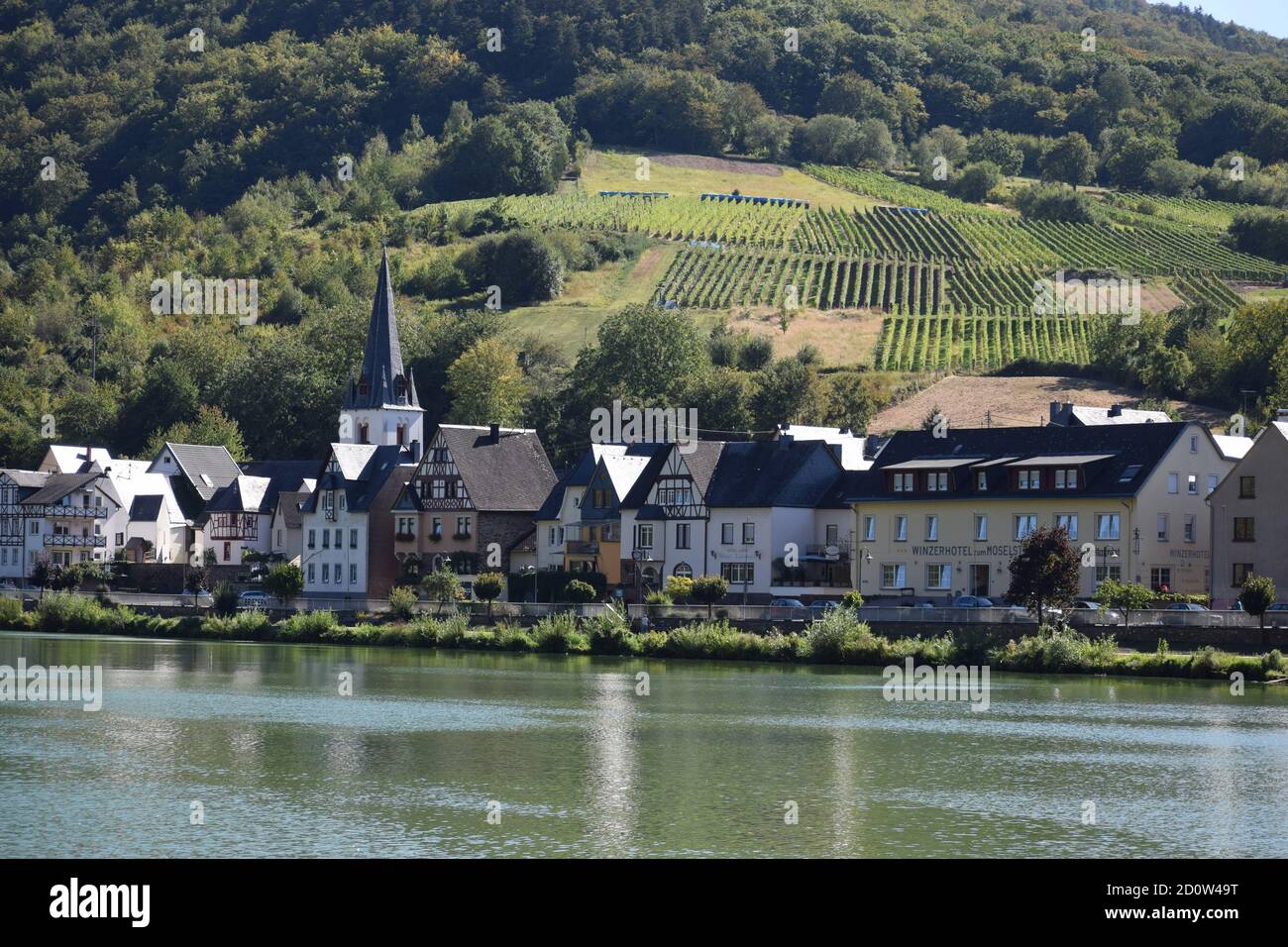 Mosel valley village Briedern Stock Photo - Alamy