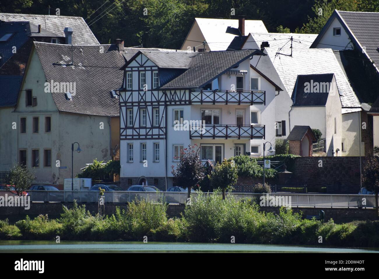 Mosel valley village Briedern Stock Photo - Alamy