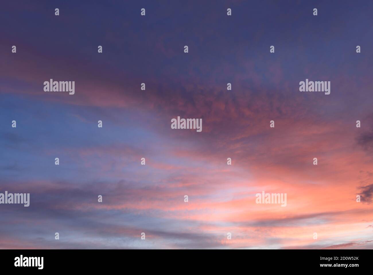 Scenic color of the sky at sunset atmospheric nature Stock Photo - Alamy
