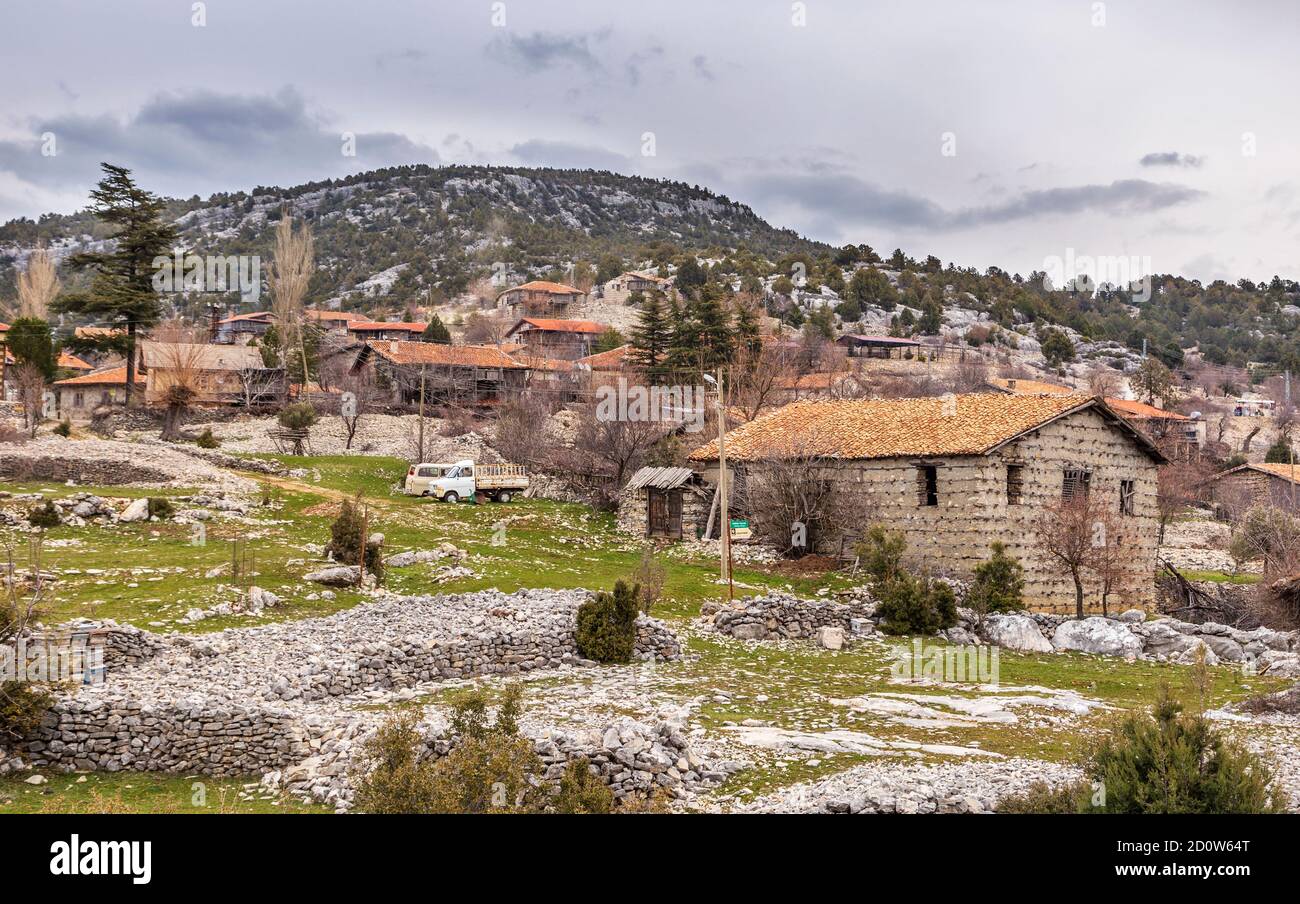 Original buildings reflecting traditional Ottoman architecture in ...