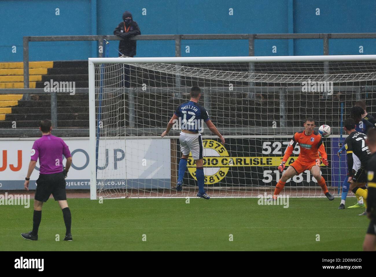 CARLISLE, ENGLAND. OCTOBER 3RD 2020 Jon Mellish of Carlisle United ...