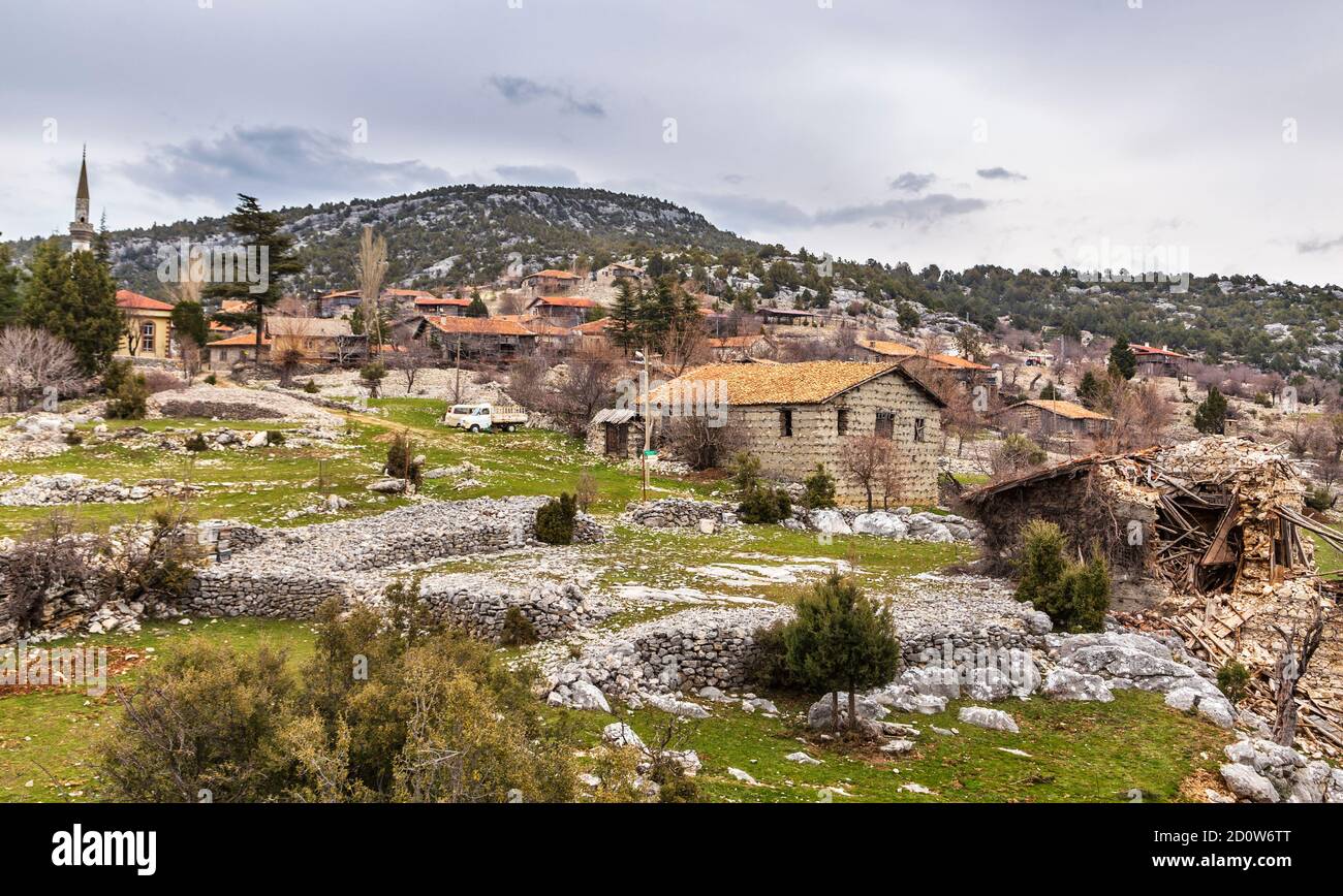 Original buildings reflecting traditional Ottoman architecture in ...
