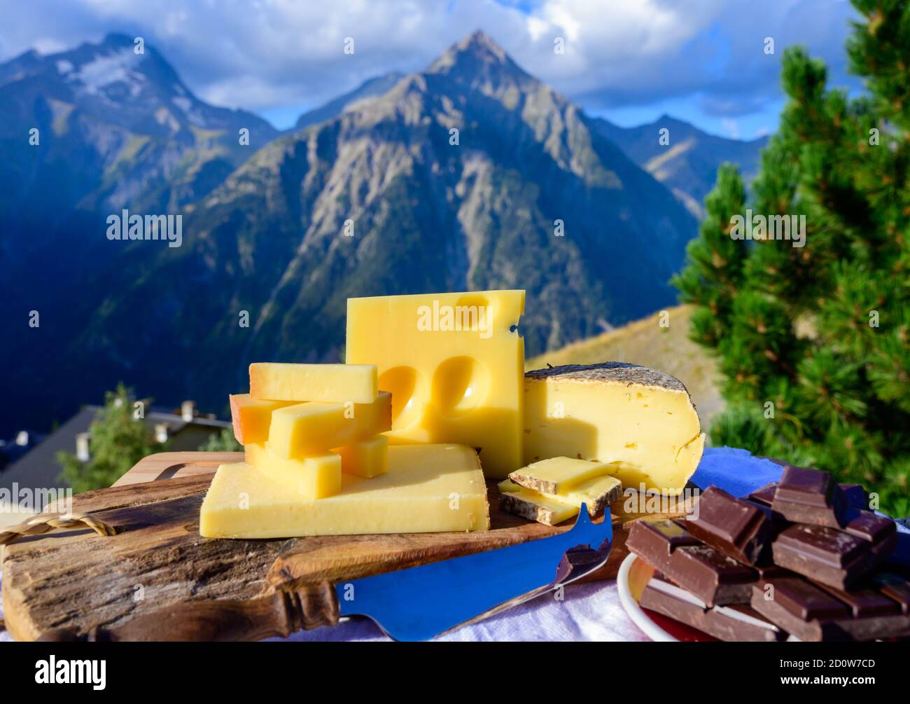 Cheese collection, French beaufort, abondance, emmental, tomme de ...