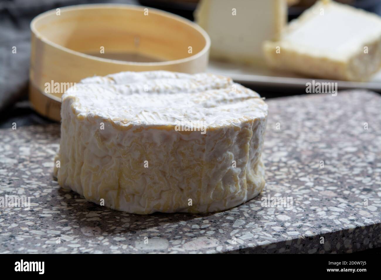 Cheese collection, French soft Camembert of Normandy cheese made from ...