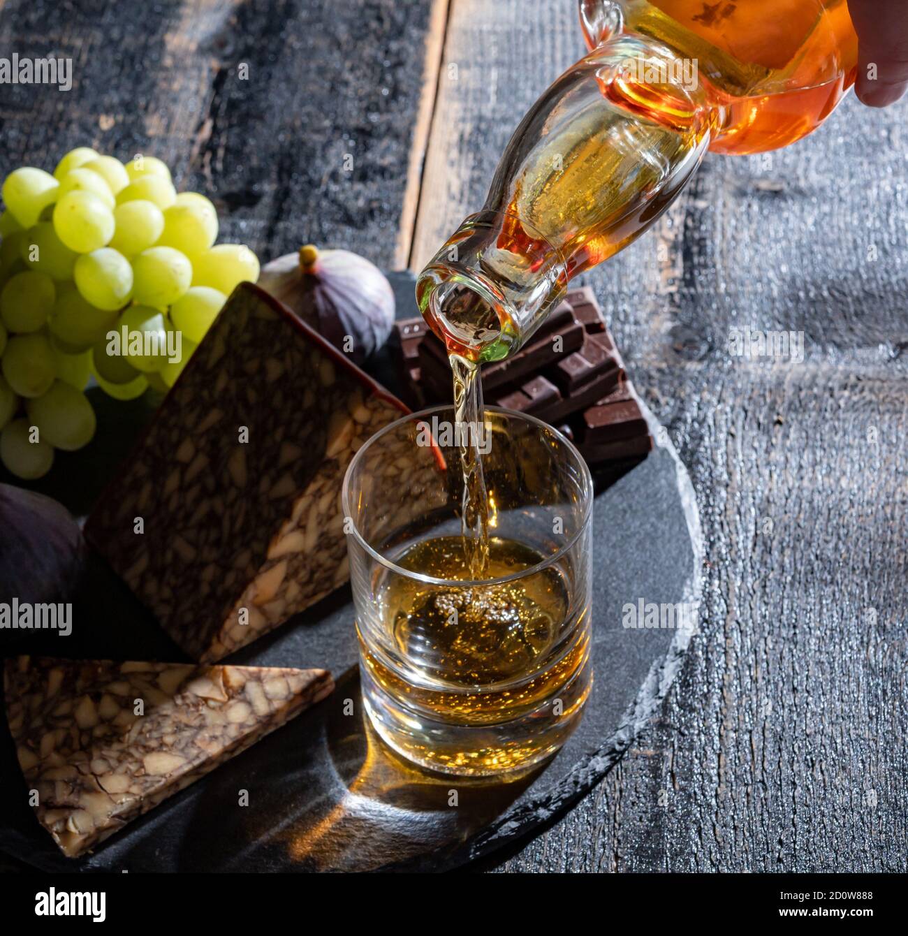 Cheese collection, Irish brown waxed marbeled cheddar cheese flavoured ...