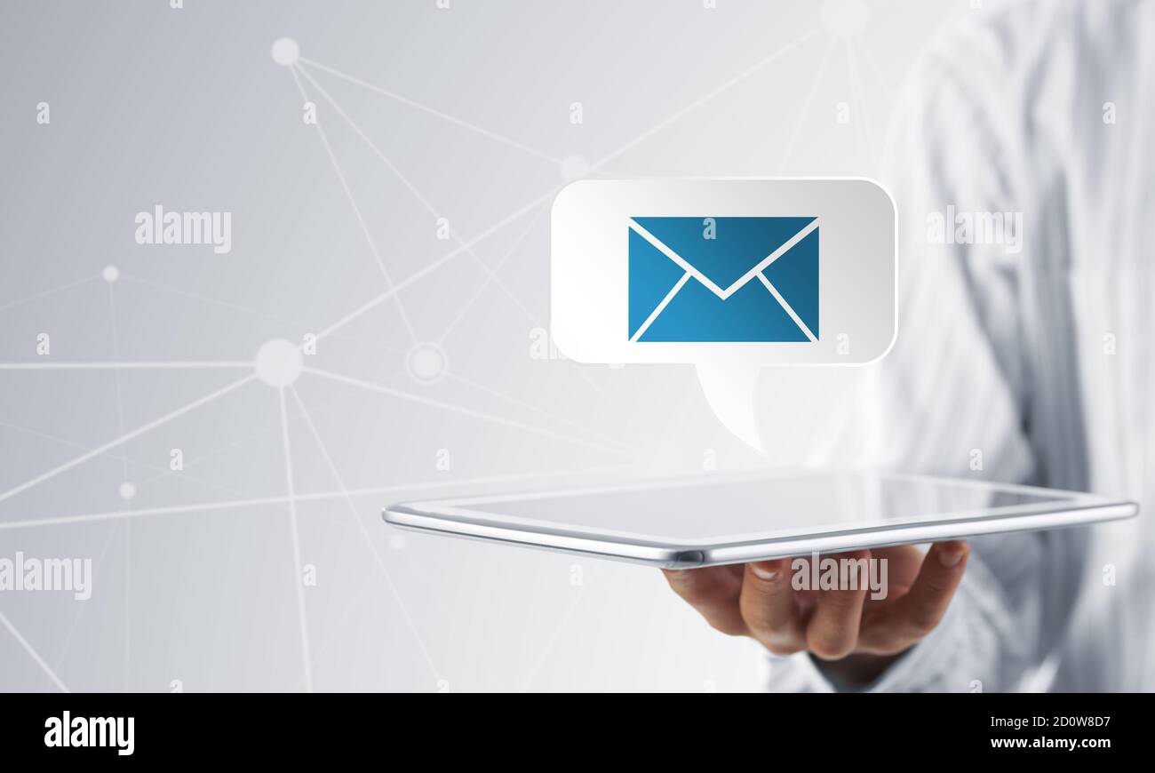 Email application icon Stock Photo - Alamy