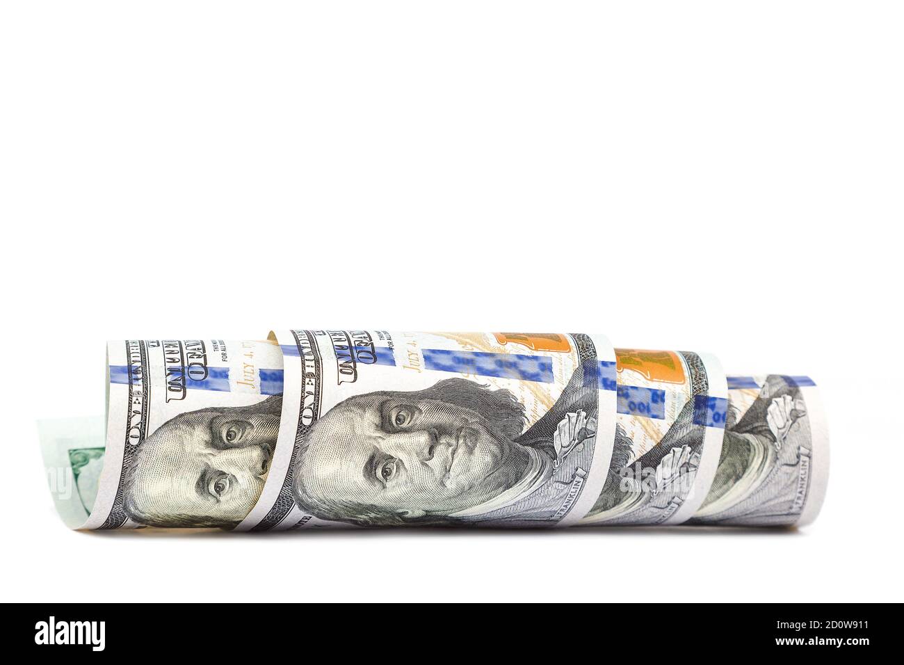 Money dollars usa isolated on a white background Stock Photo - Alamy