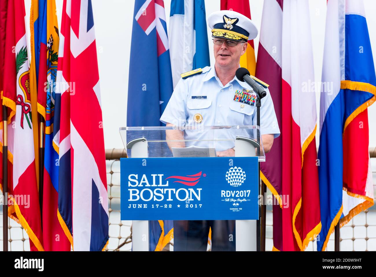 Coast guard rear admiral steven poulin hi-res stock photography and ...