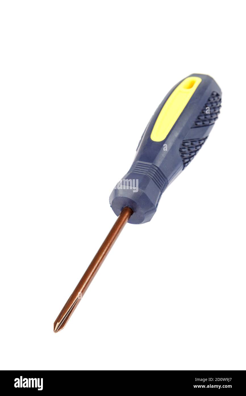 Screwdriver universal isolated on white background Stock Photo - Alamy