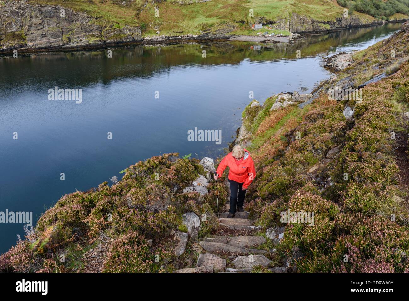 Ancient footpath from Fladda on The isle of Raasay Stock Photo - Alamy