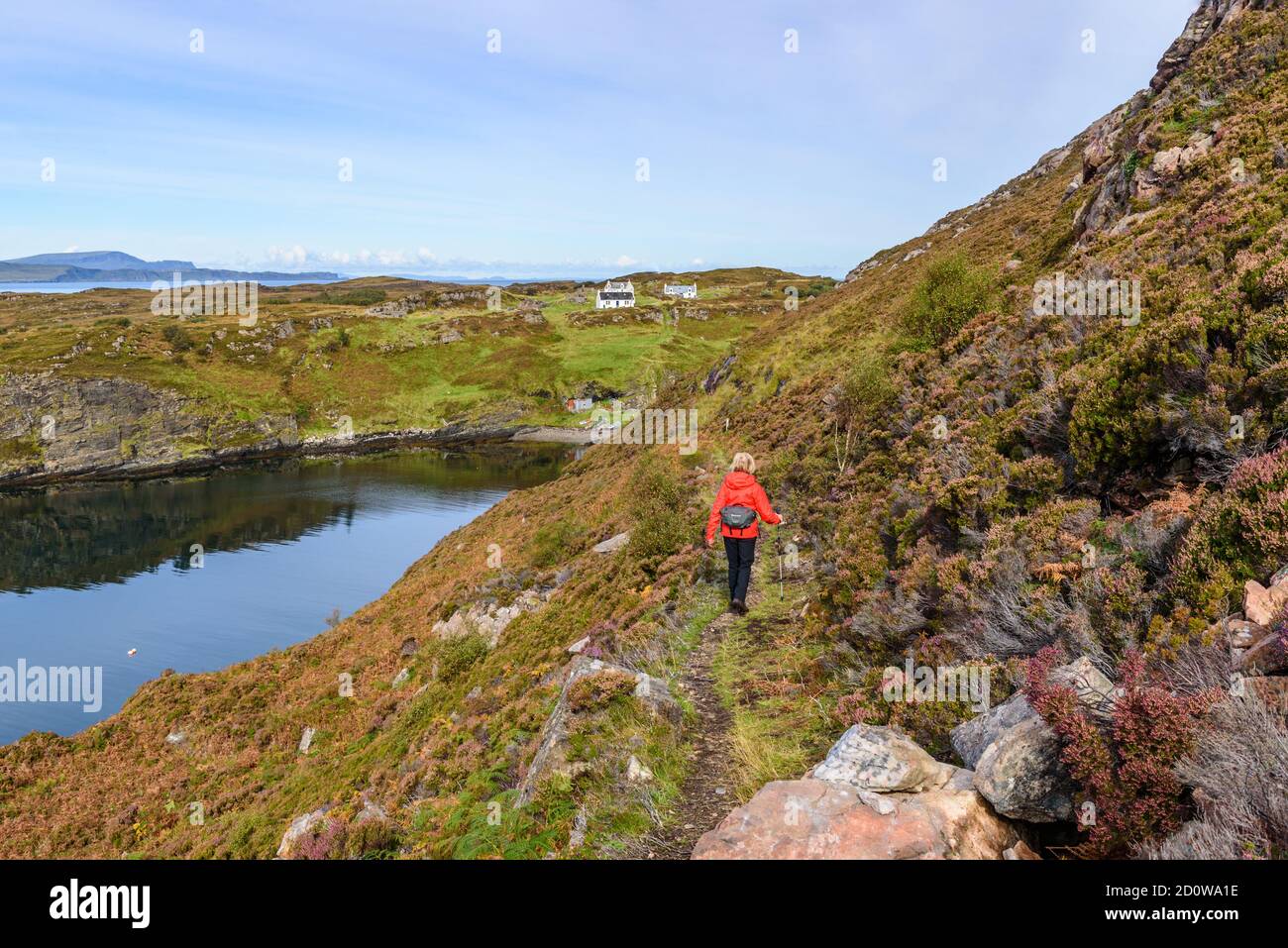 Ancient footpath from Fladda on The isle of Raasay Stock Photo - Alamy