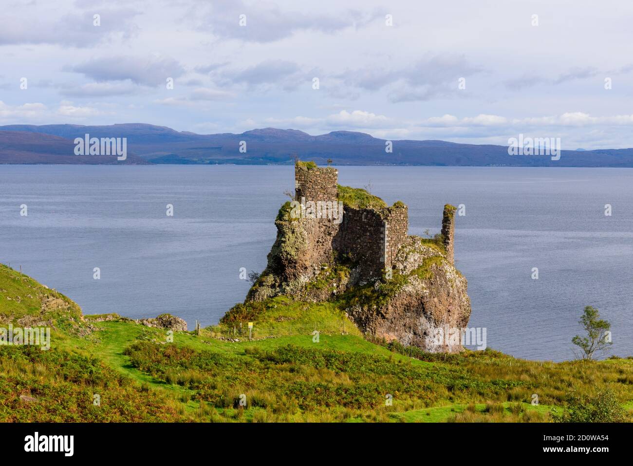 Brochel Castle on The isle of Raasay Scotland Stock Photo - Alamy
