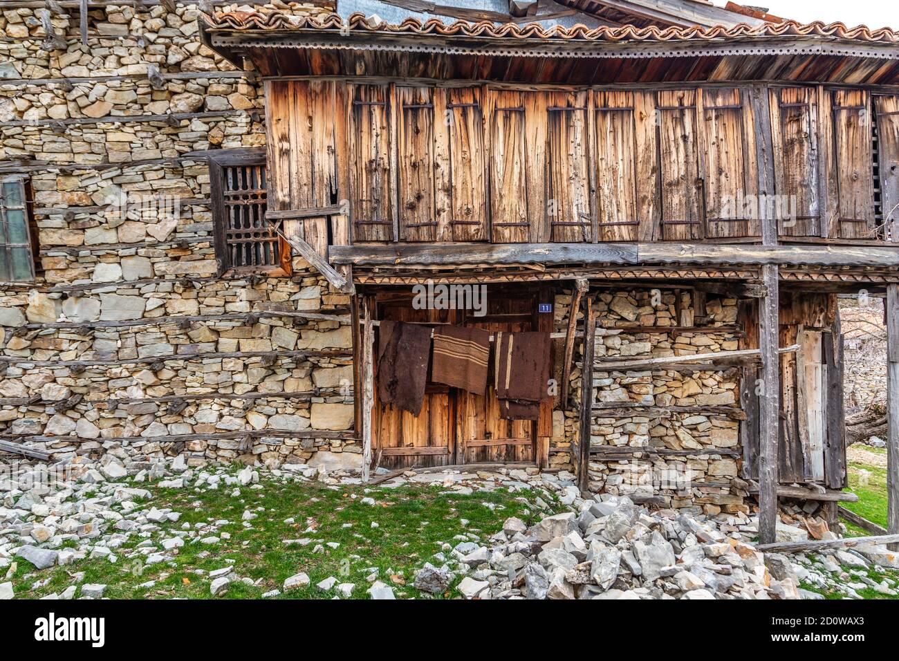 Original buildings reflecting traditional Ottoman architecture in ...