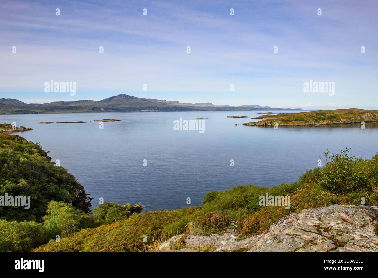 Looking across the Sound of Islay from near Torran on Raasay to The ...
