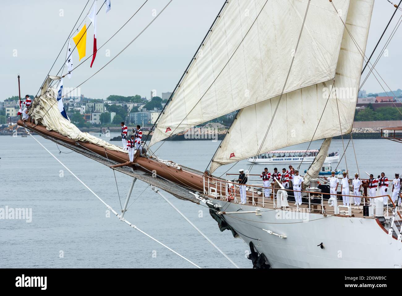 Boston, Massachusetts. 13th June, 2017. Peruvian BAP Unión, Parade of ...