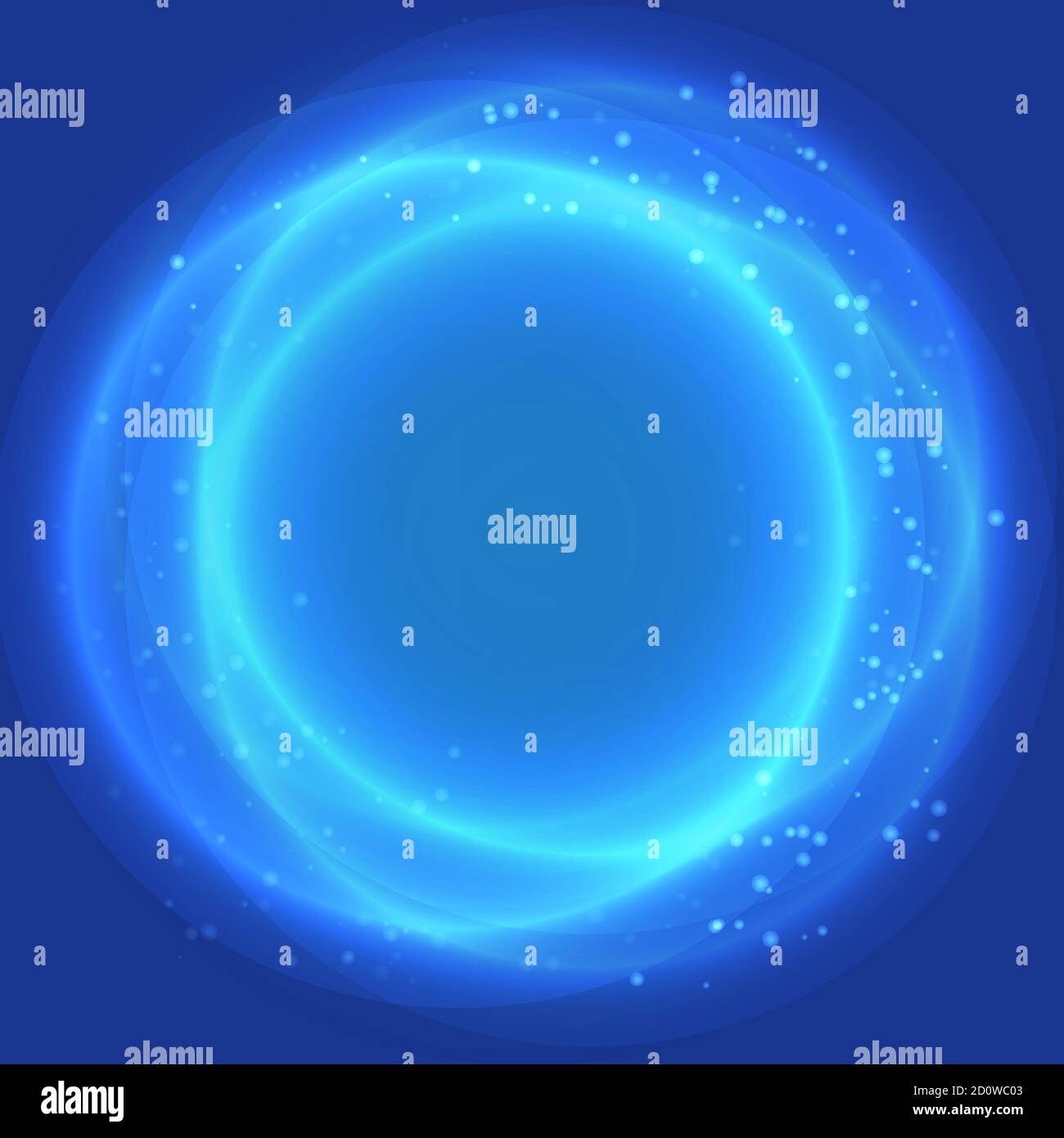 Glowing rings with light effects. Vector illustration for artwork ...