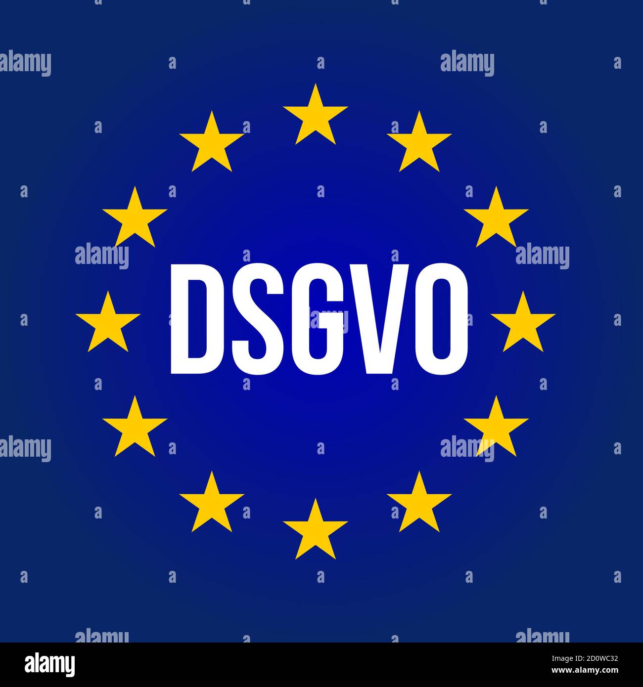 DSGVO sign illustration. General Data Protection Regulation - GDPR ...