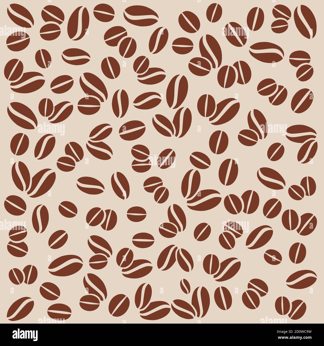 Coffee beans pattern illustration Stock Vector Image & Art - Alamy
