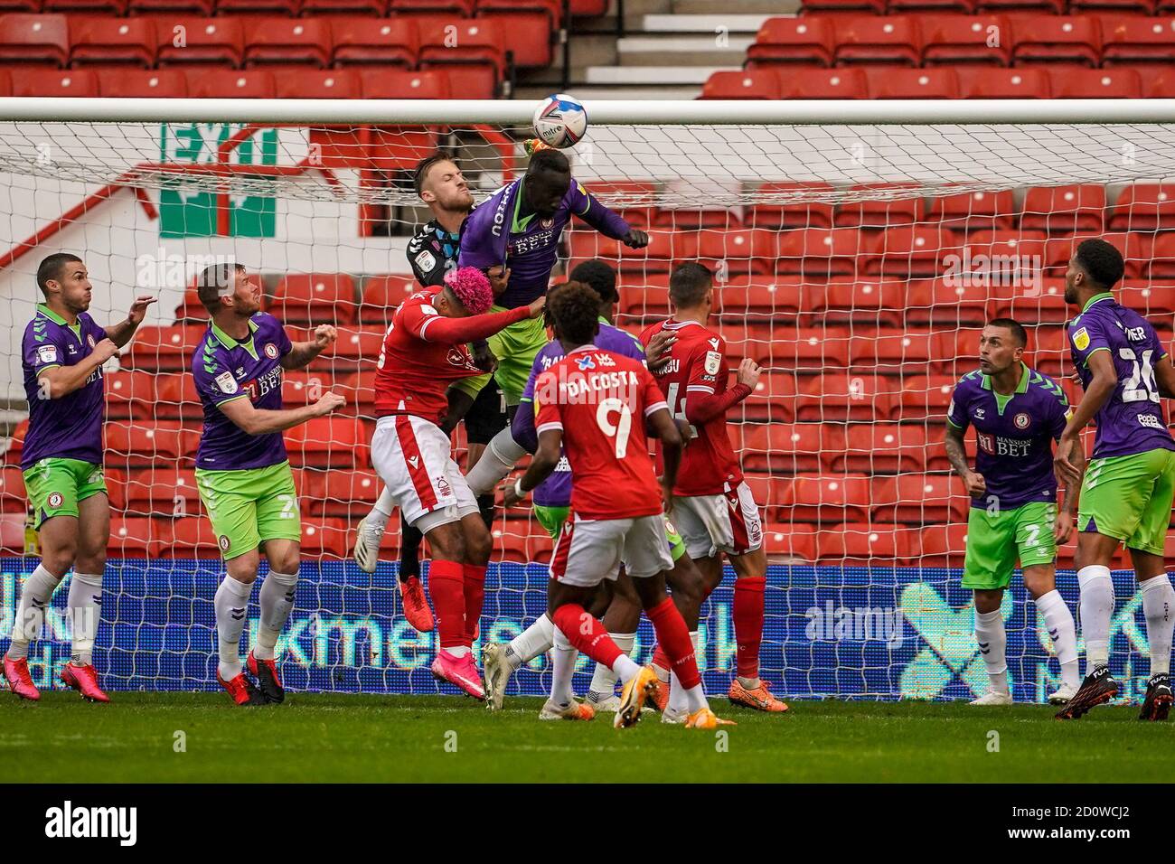 City Ground, Nottinghamshire, Midlands, UK. 3rd Oct, 2020. English ...