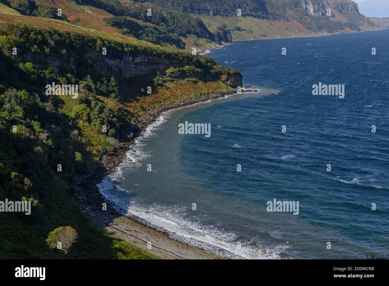 The east coast of The Isle of Raasay at Hallaig Stock Photo - Alamy