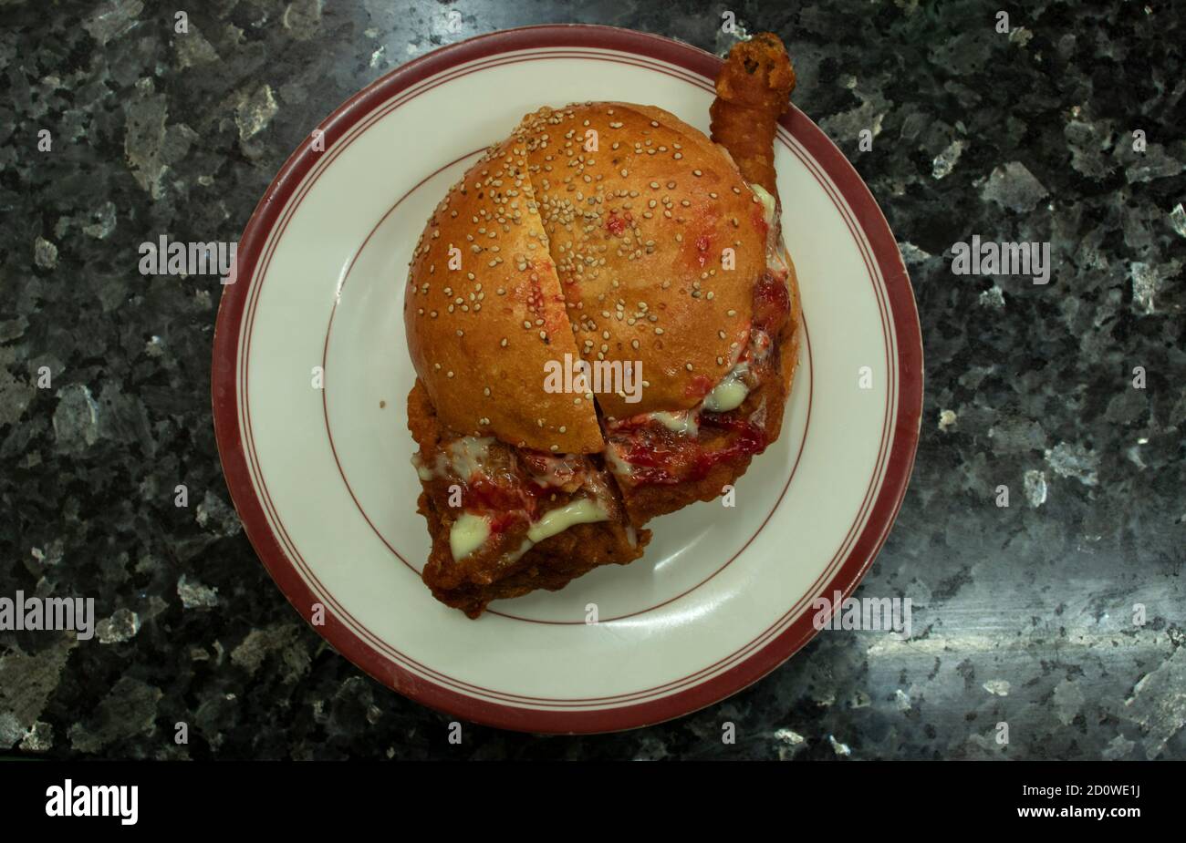 Chicken patty breakfast hi-res stock photography and images - Alamy