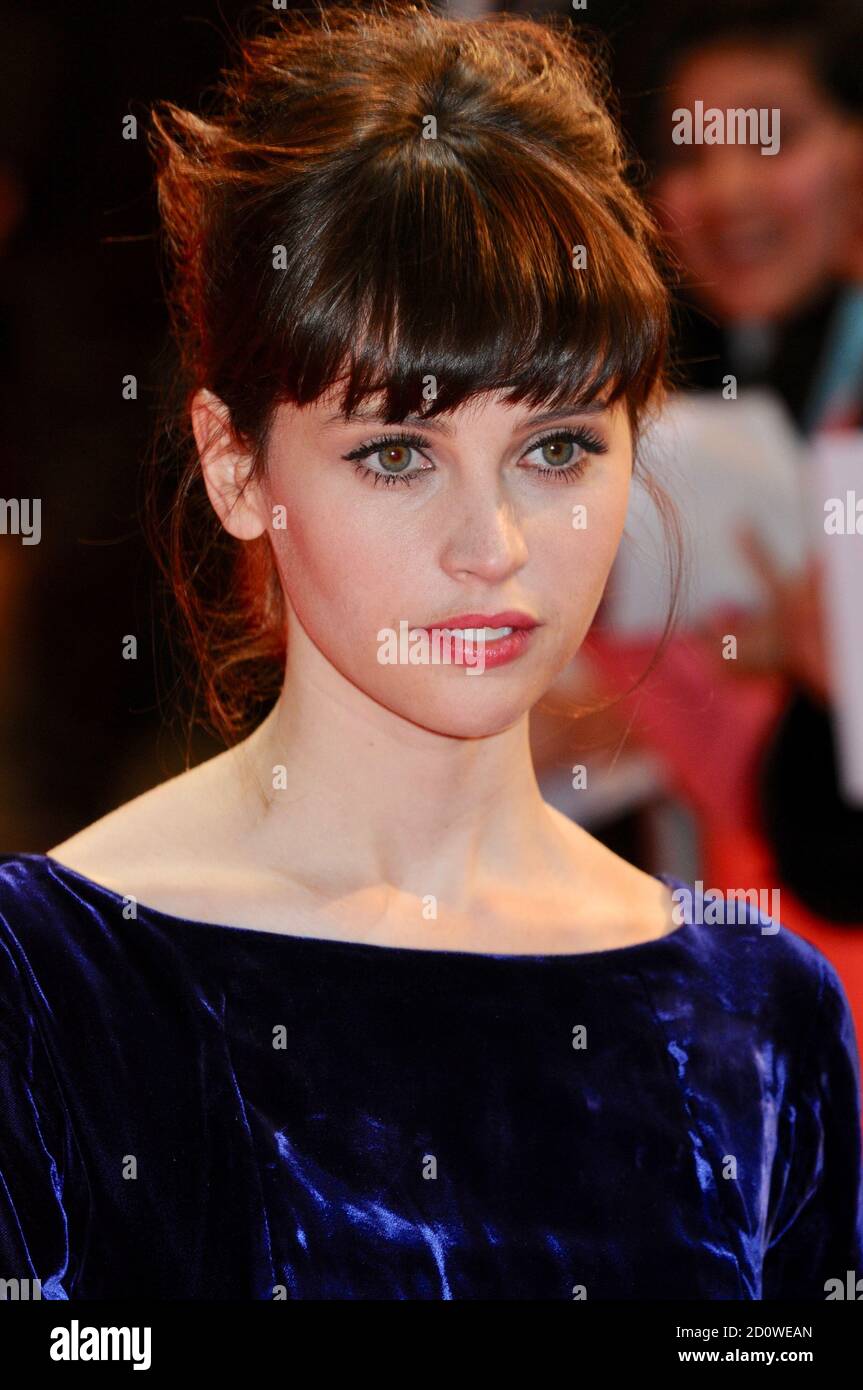 Felicity jones english film actress hi-res stock photography and images ...