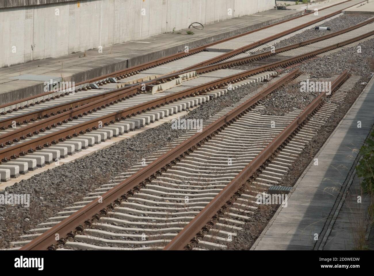 tracks and rails in railroad construction, for transportation by train ...