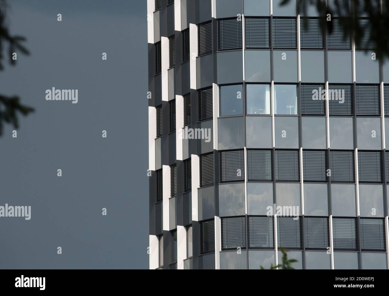 glass facade design of a modern building, architecture and design in ...