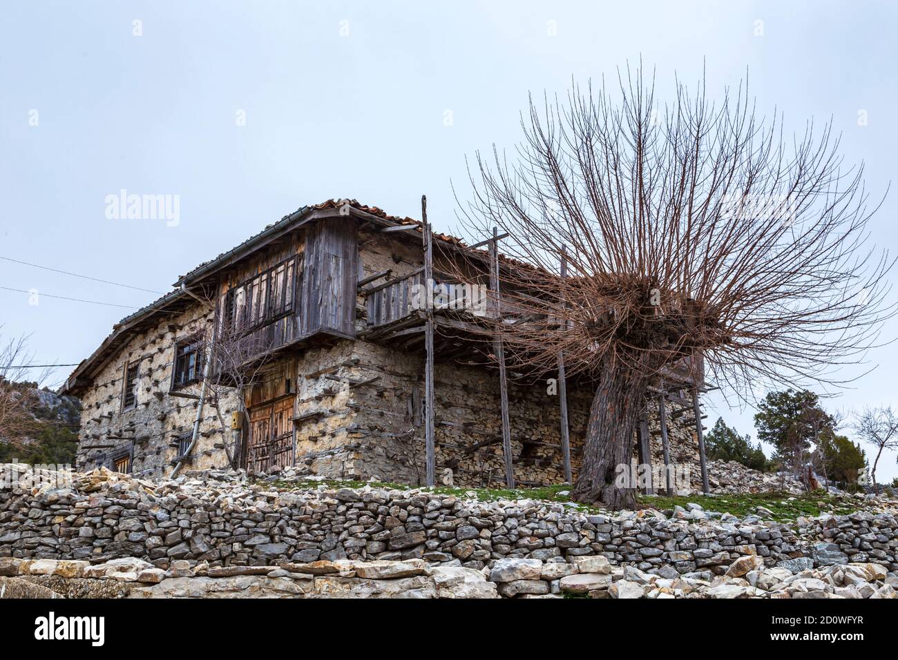 Original buildings reflecting traditional Ottoman architecture in ...