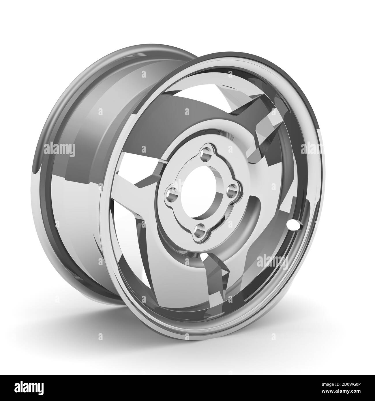 Car cast disk. One car cast disk isolated on white background. Detail ...