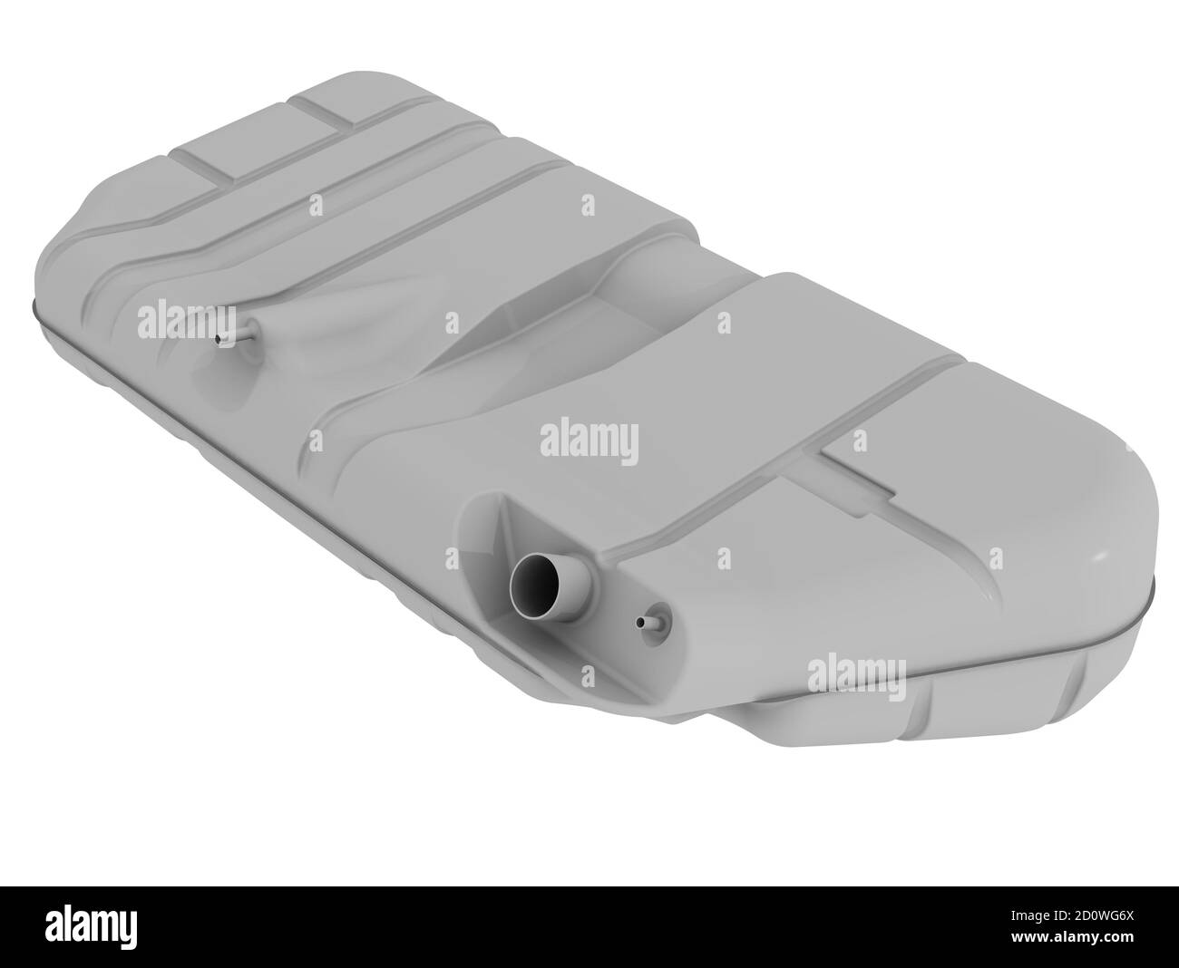 Car fuel tank. Gray fuel tank of car. Isolated. 3D Illustration Stock ...
