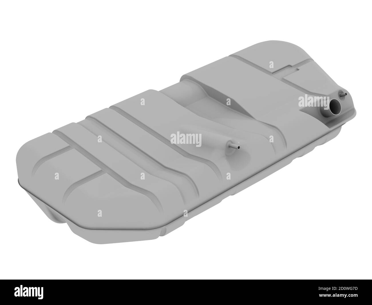 Car fuel tank. Gray fuel tank of car. Isolated. 3D Illustration Stock ...