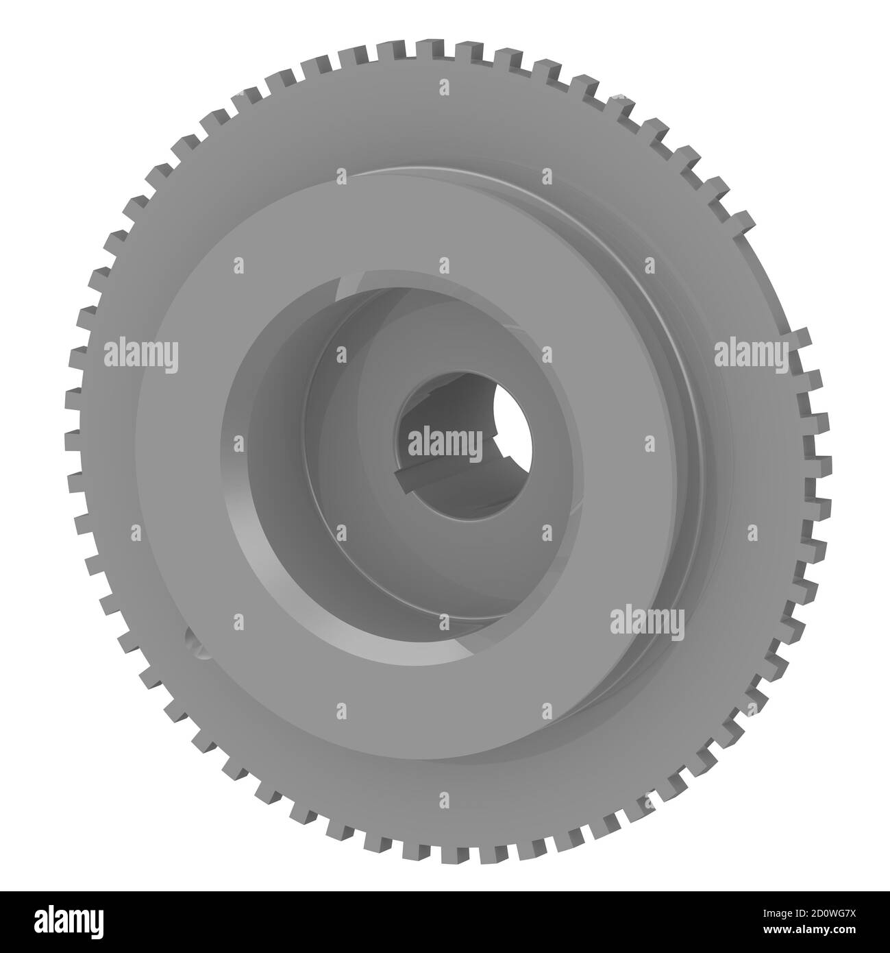 Car engine crankshaft pulley. One car engine crankshaft pulley isolated ...