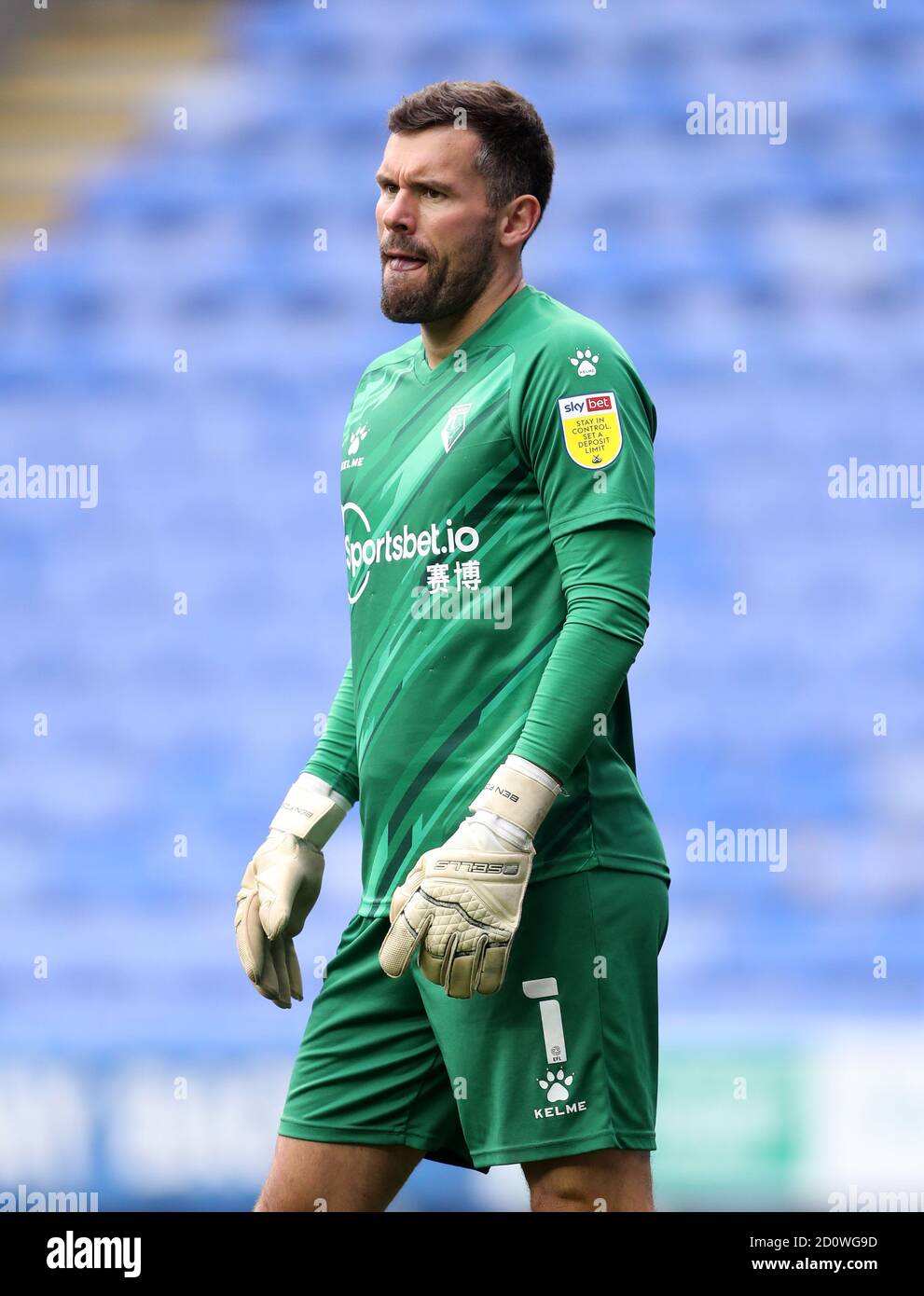 Watford goalkeeper Ben Foster during the Sky Bet Championship match at ...