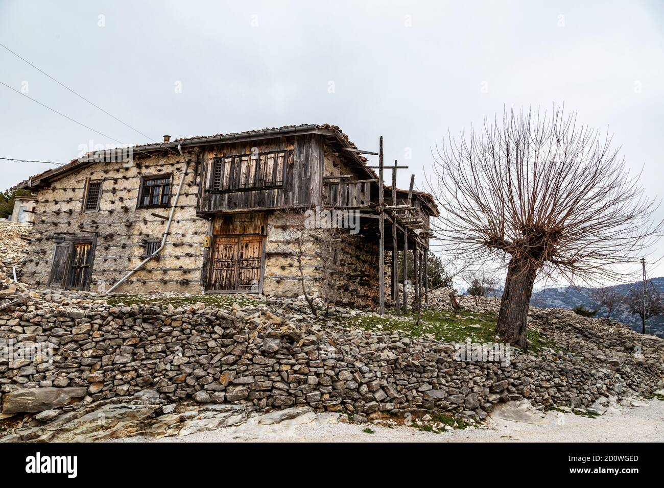 Original buildings reflecting traditional Ottoman architecture in ...