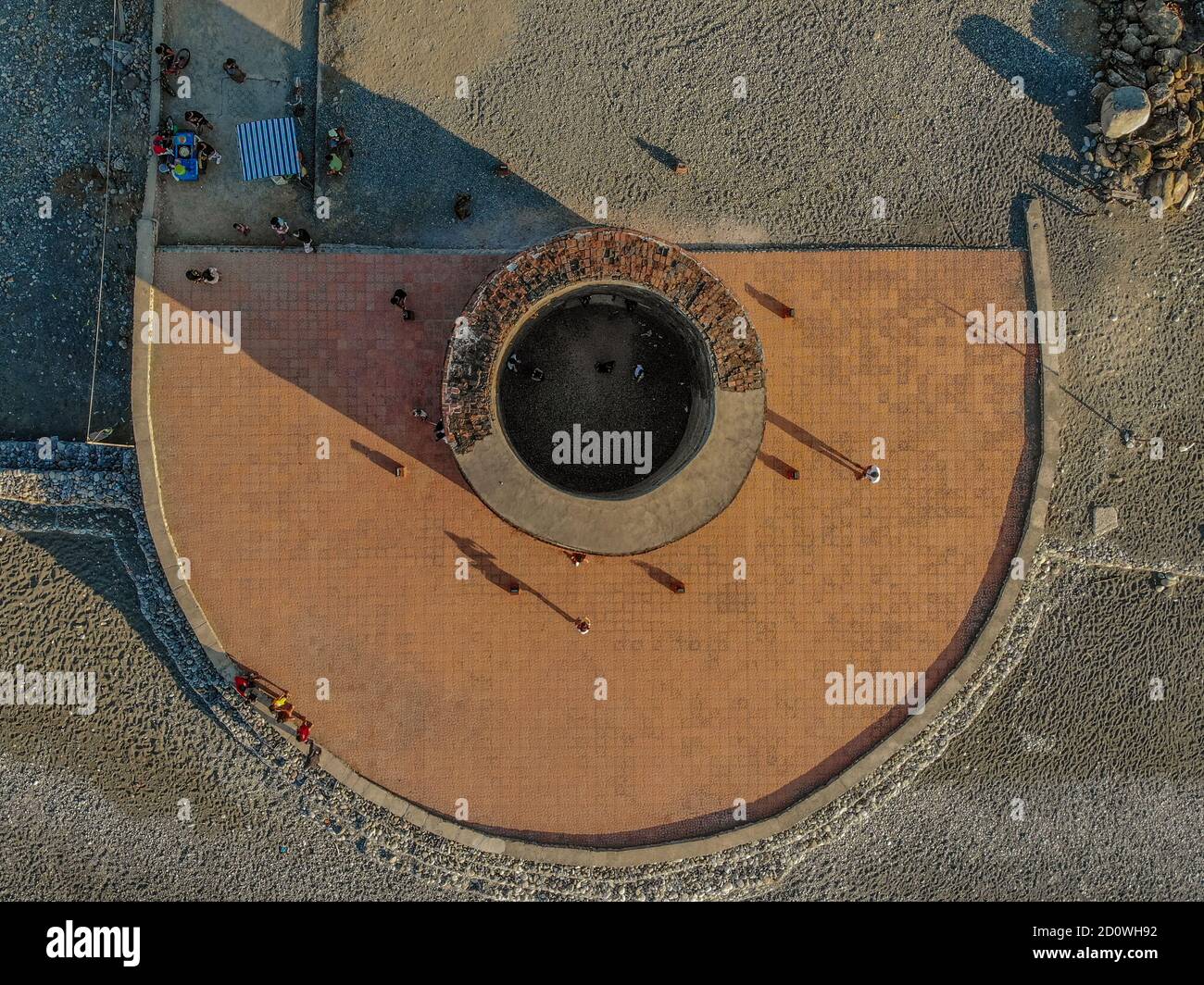 Top down shot of Baluarte Tower Stock Photo - Alamy
