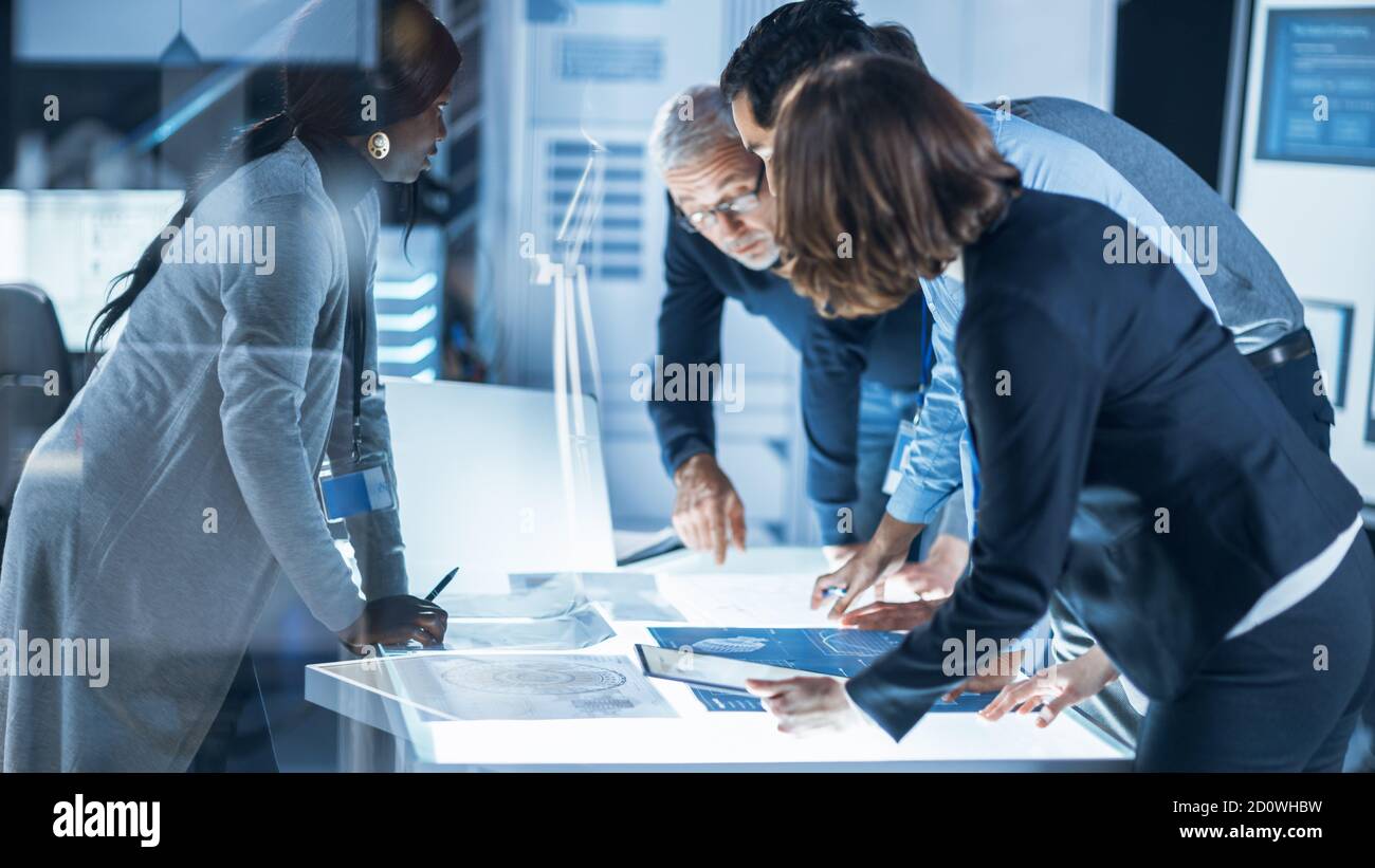 Engineers Meeting in Technology Research Laboratory: Engineers ...