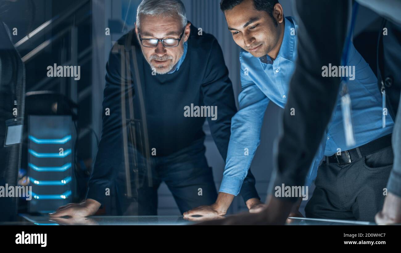 Engineers Meeting in Technology Research Laboratory: Engineers ...