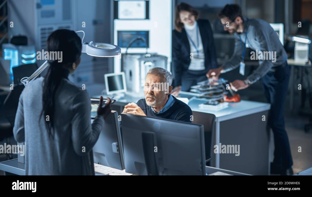 Diverse International Team of Industrial Engineers and Scientists ...