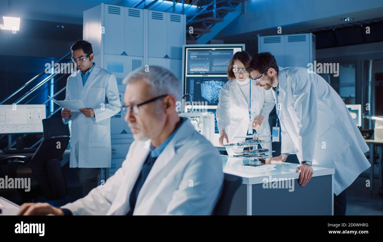 Diverse International Team of Industrial Scientists and Engineers ...