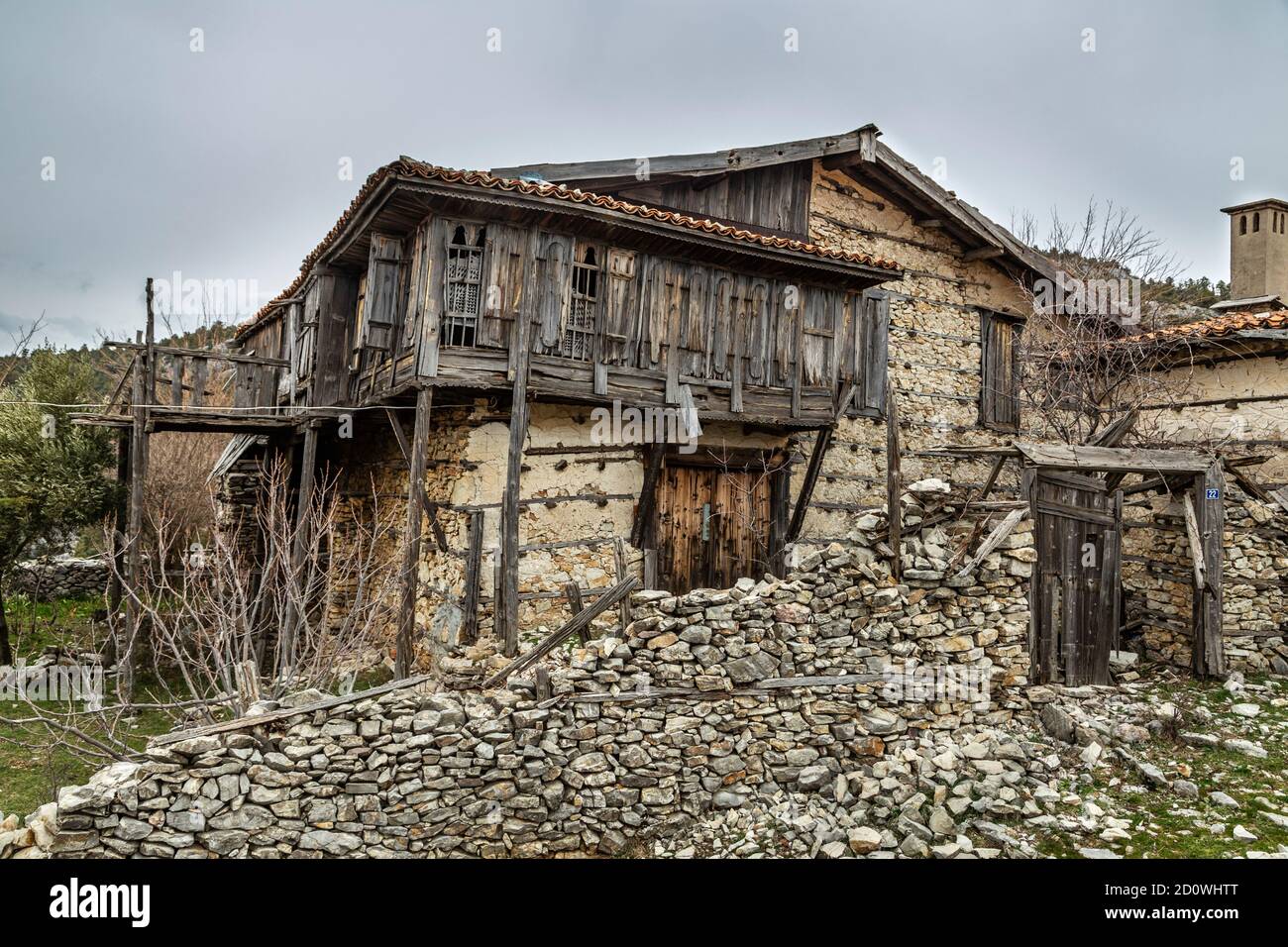 Original buildings reflecting traditional Ottoman architecture in ...