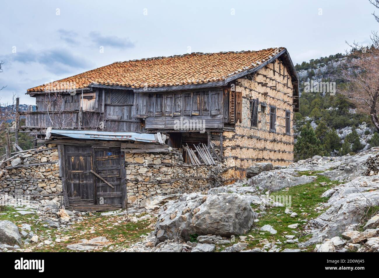 Original buildings reflecting traditional Ottoman architecture in ...
