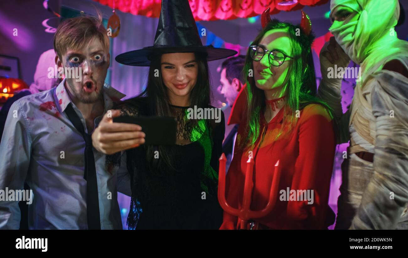 Halloween Costume Party: Brain Dead Zombie, Blood Thirsty Dracula ...
