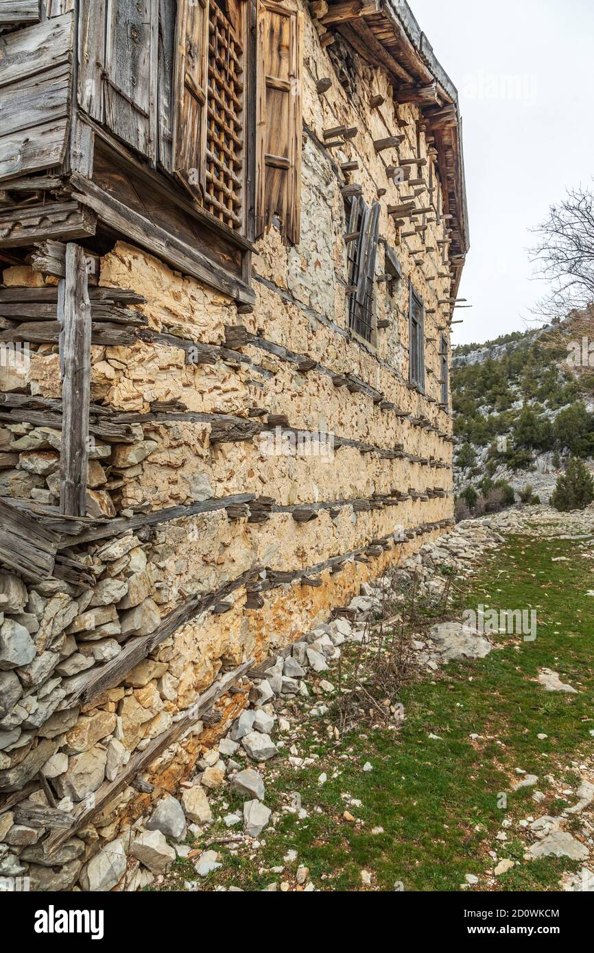 Original buildings reflecting traditional Ottoman architecture in ...