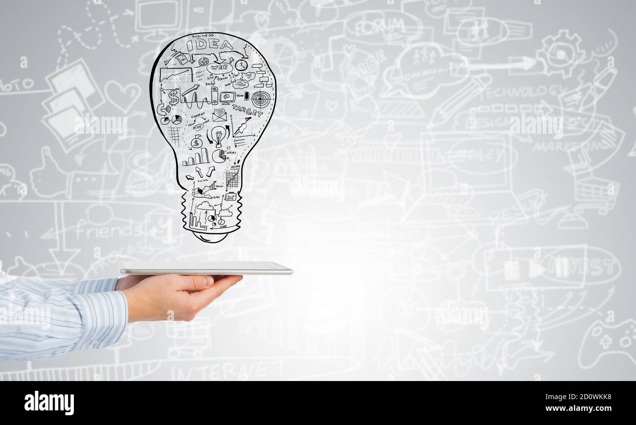 Idea for E-business Stock Photo - Alamy