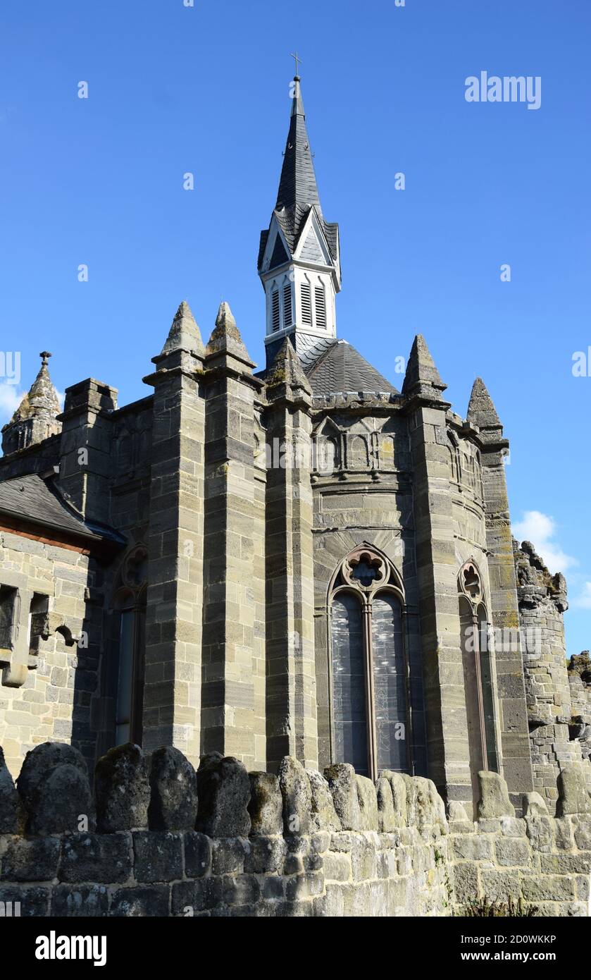 Löwenburg in the Schlosspark in Kassel - Old German Castle Stock Photo ...