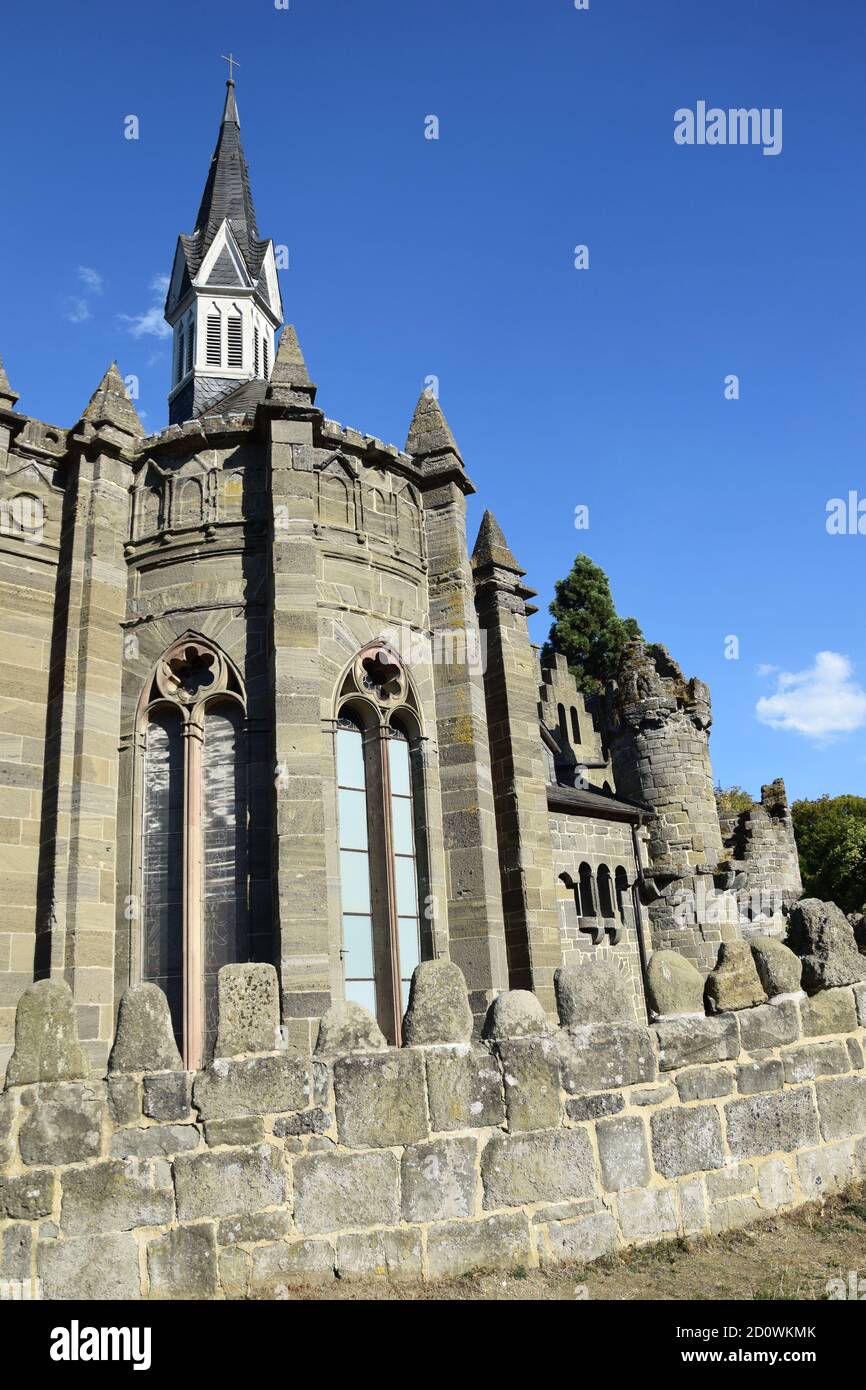 Löwenburg in the Schlosspark in Kassel - Old German Castle Stock Photo ...